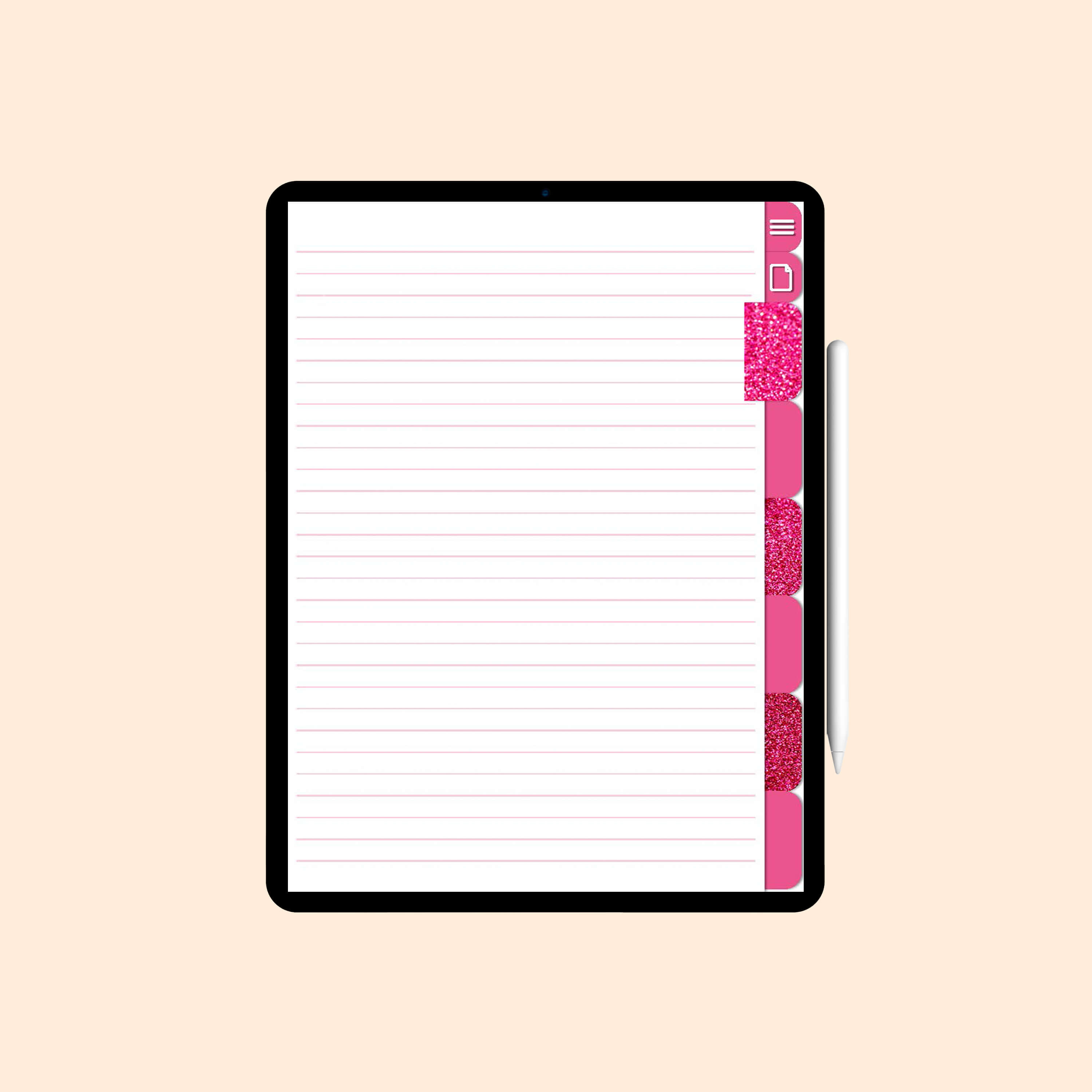Caderno Digital “Be Pink” com 6 divisórias – BOOKSTAN SHOP